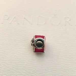Pandora | Jewelry | Authentic Pandora Pink Charm Gifts Of Love | Poshmark